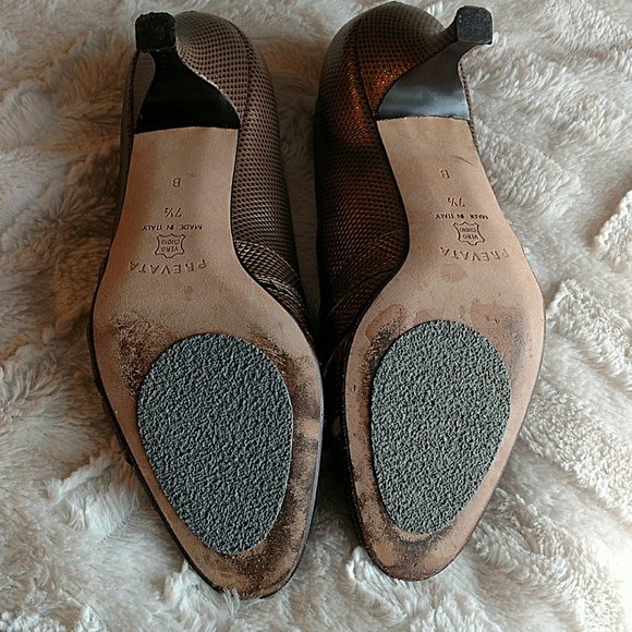 Prevata | Shoes | Vintage Prevata Bronze Faux Snake Skin | Poshmark